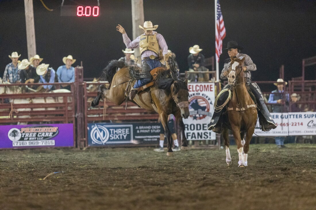 First night of the 78th Gerry PRCA Rodeo captures plenty of excitement ...